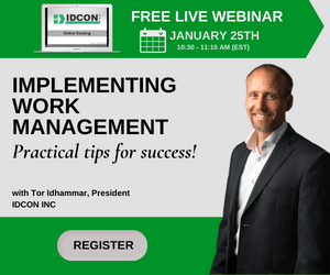 Webinar - IDCON Reliability and Maintenance Consulting and Training